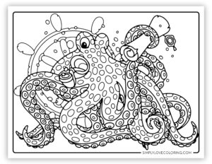 40 Octopus Coloring Pages (Free PDF Printables) - Simply Love Coloring