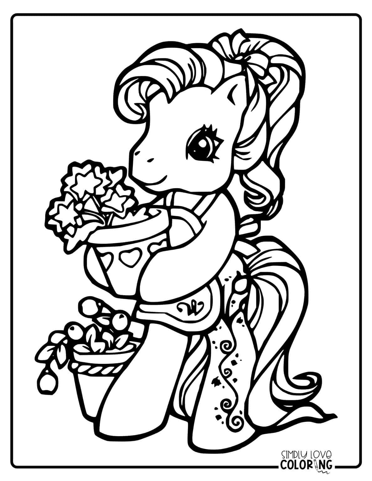 88 My Little Pony Coloring Pages (Free PDF Printables) - Simply Love ...