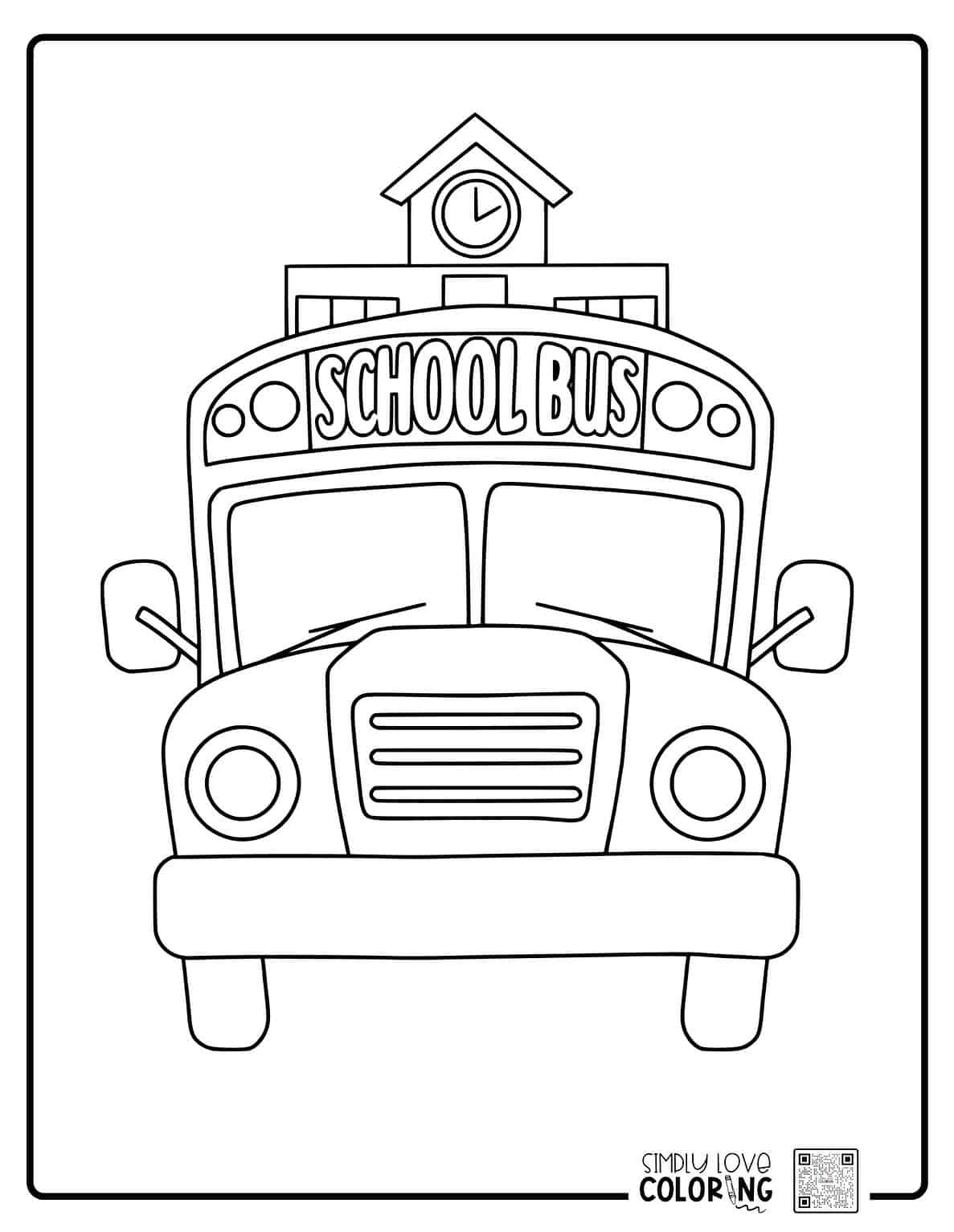 97 Back to School Coloring Pages (Free PDF Printables) - Simply Love ...