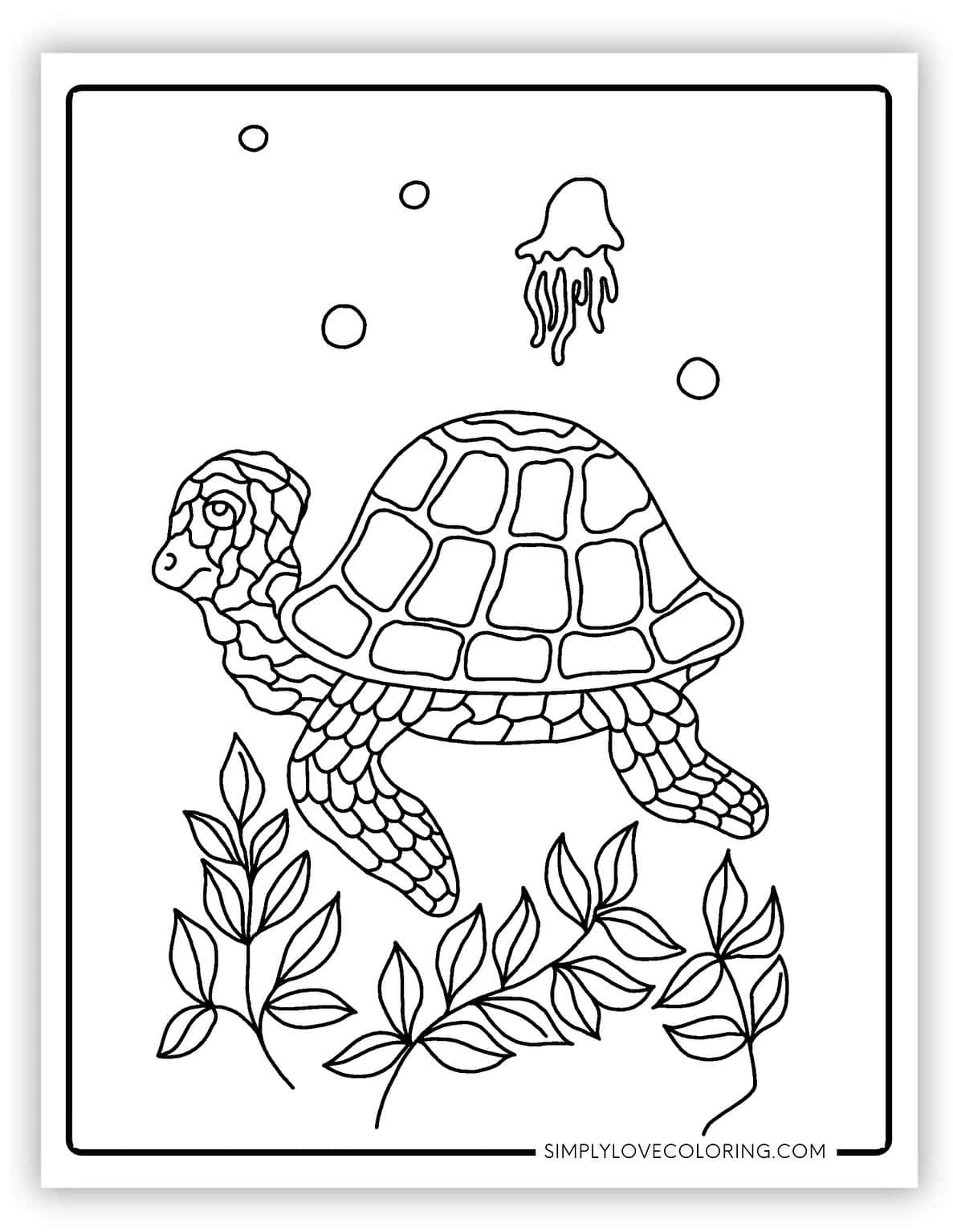 45 Sea Life Coloring Pages (Free PDF Printables) - Simply Love Coloring