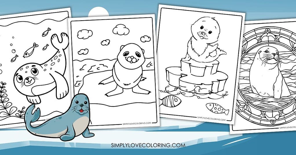 31 Seal Coloring Pages (Free PDF Printables) - Simply Love Coloring