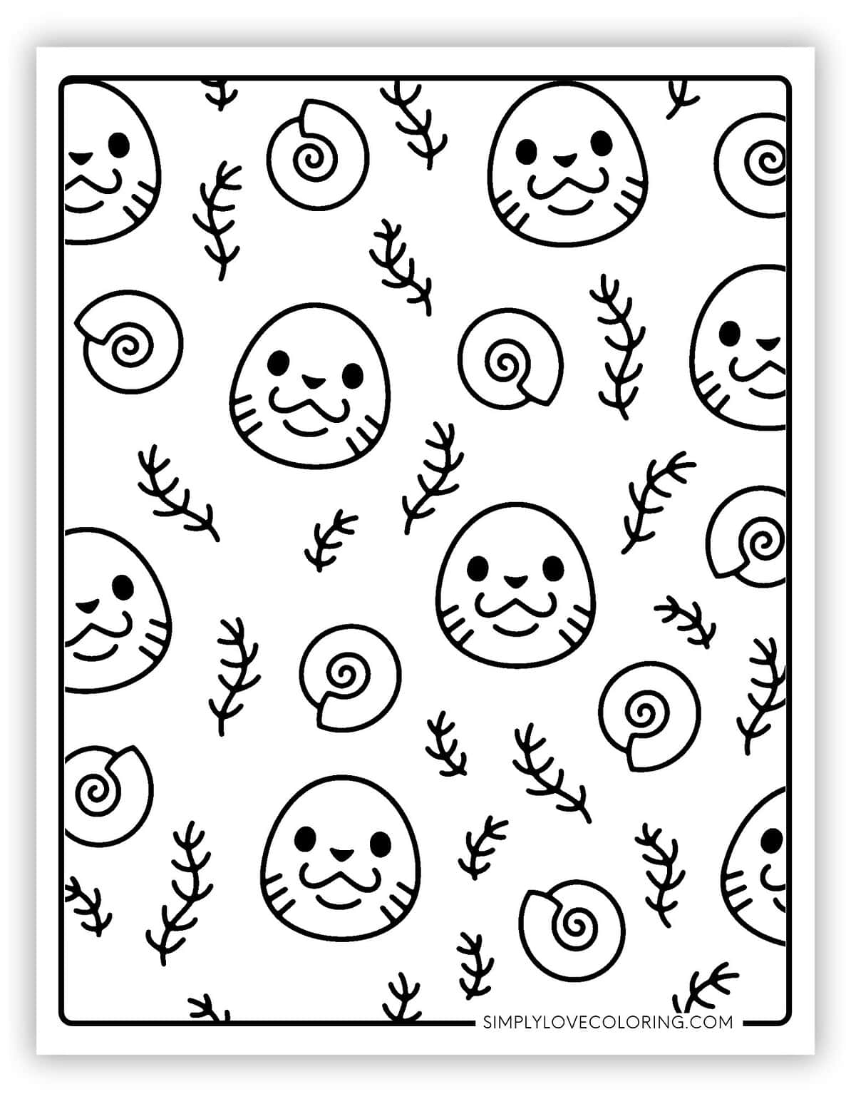 31 Seal Coloring Pages (Free PDF Printables) - Simply Love Coloring