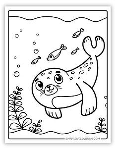 31 Seal Coloring Pages (Free PDF Printables) - Simply Love Coloring