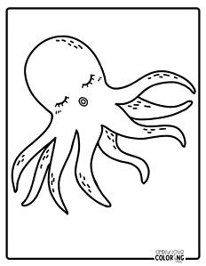 Sea Life Coloring Pages - Simply Love Coloring