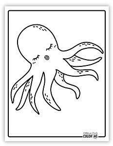 40 Octopus Coloring Pages (Free PDF Printables) - Simply Love Coloring