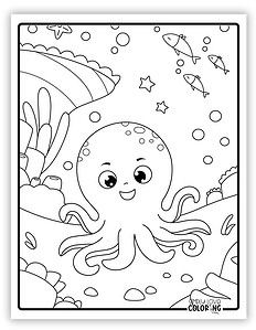 40 Octopus Coloring Pages (Free PDF Printables) - Simply Love Coloring
