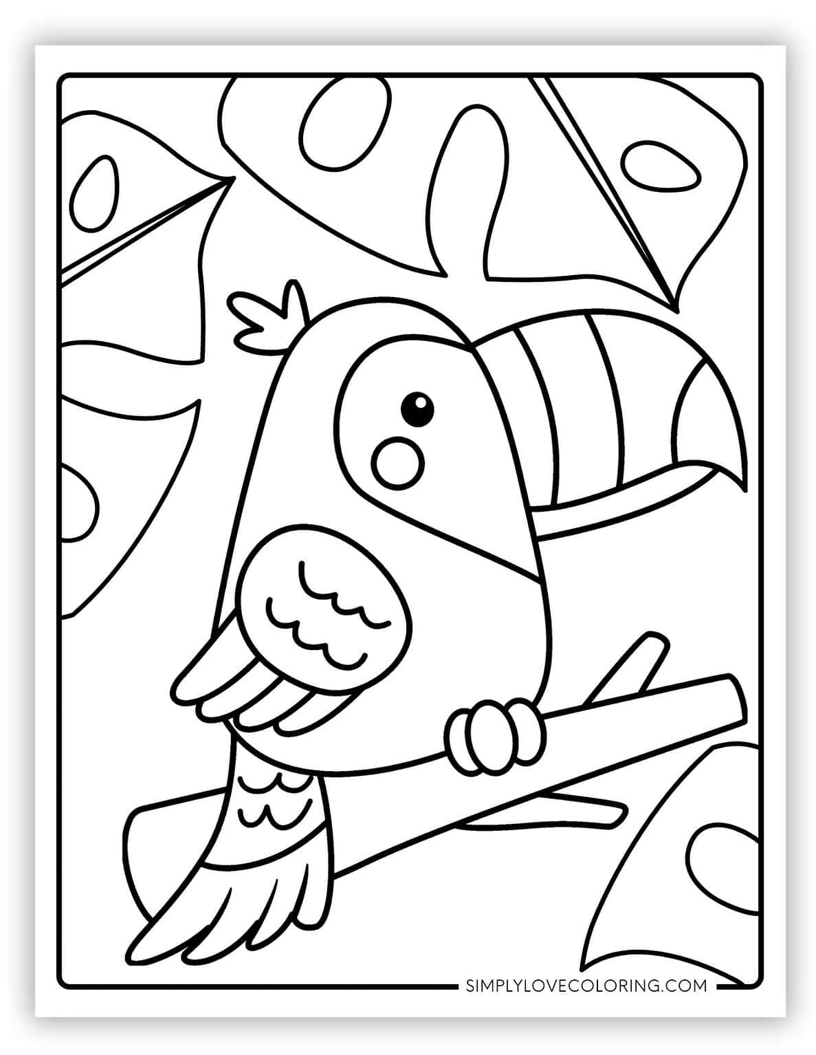 34 Pretty Bird Coloring Pages (Free PDF Printables) - Simply Love Coloring