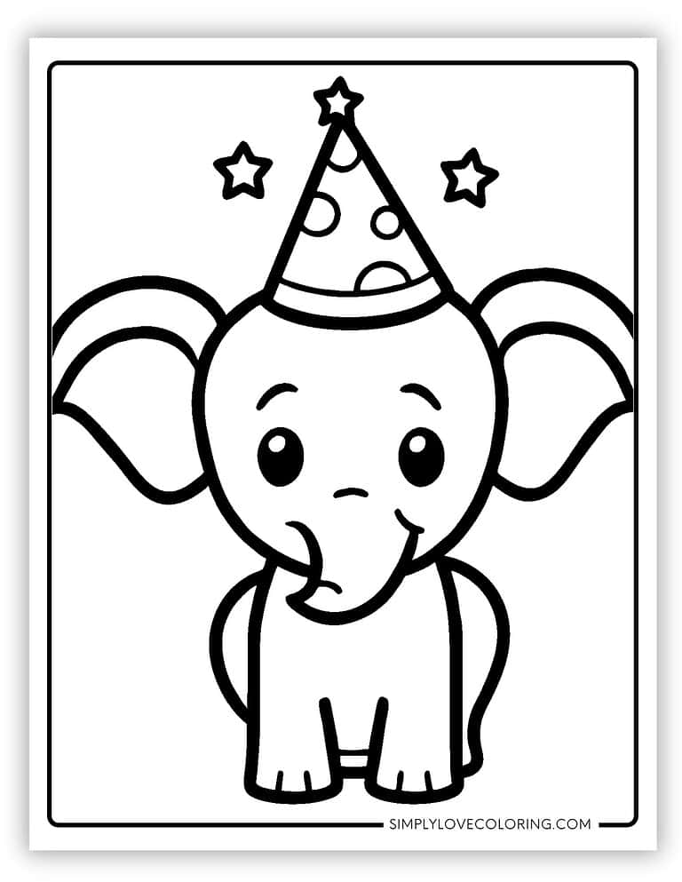 35 Elephant Coloring Pages (Free PDF Printables) - Simply Love Coloring