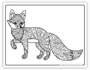 31 Cute Fox Coloring Pages (Free PDF Printables) - Simply Love Coloring
