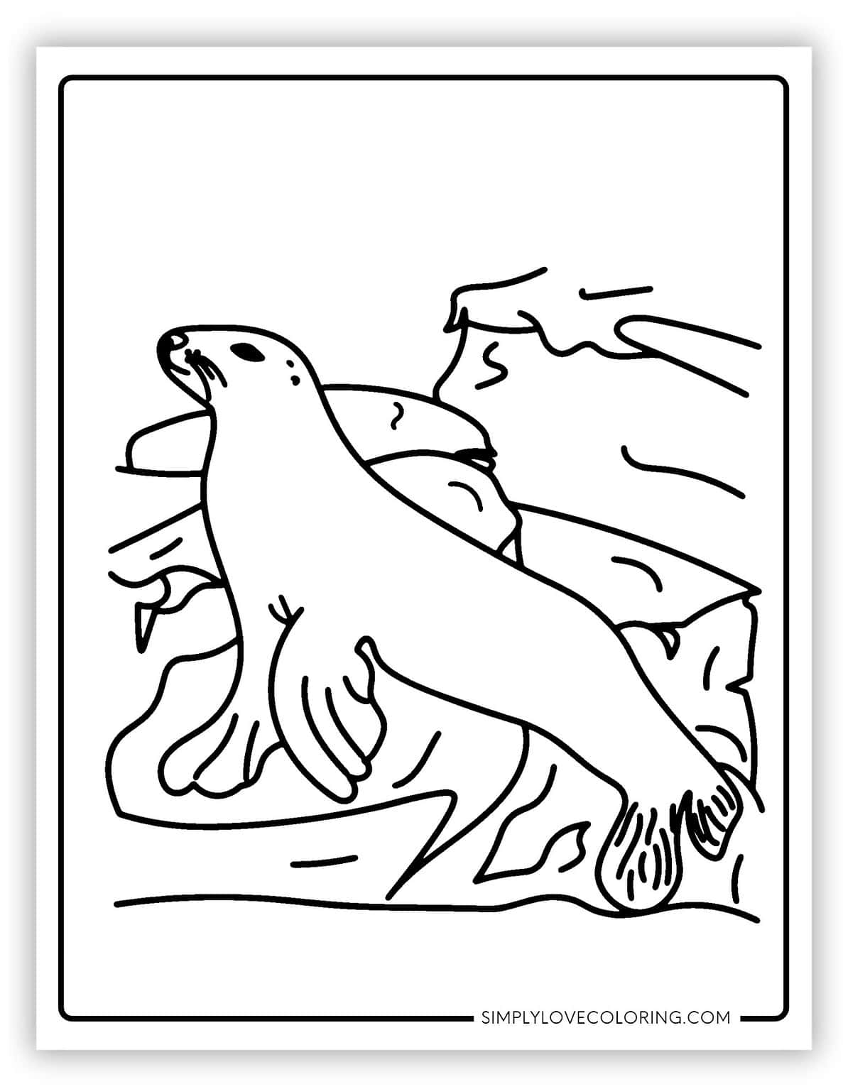 31 Seal Coloring Pages (Free PDF Printables) - Simply Love Coloring