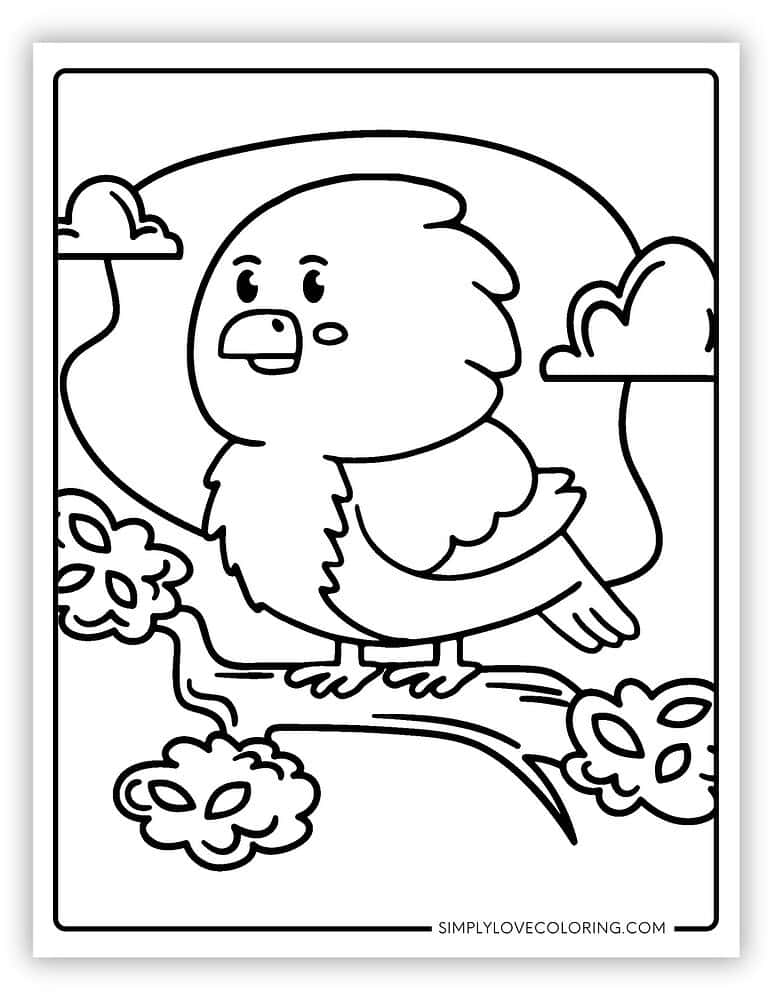34 Pretty Bird Coloring Pages (Free PDF Printables) - Simply Love Coloring