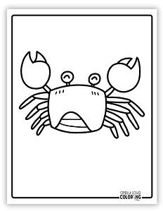 36 Crab Coloring Pages (Free PDF Printables) - Simply Love Coloring