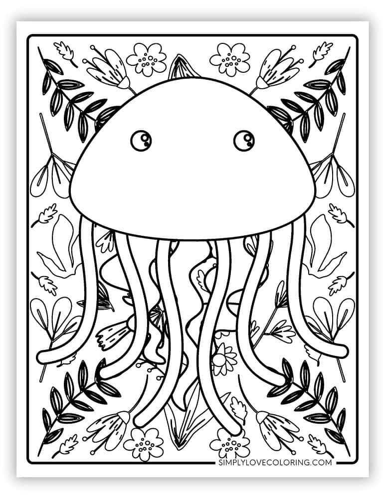 32 Jellyfish Coloring Pages (Free PDF Printables) - Simply Love Coloring