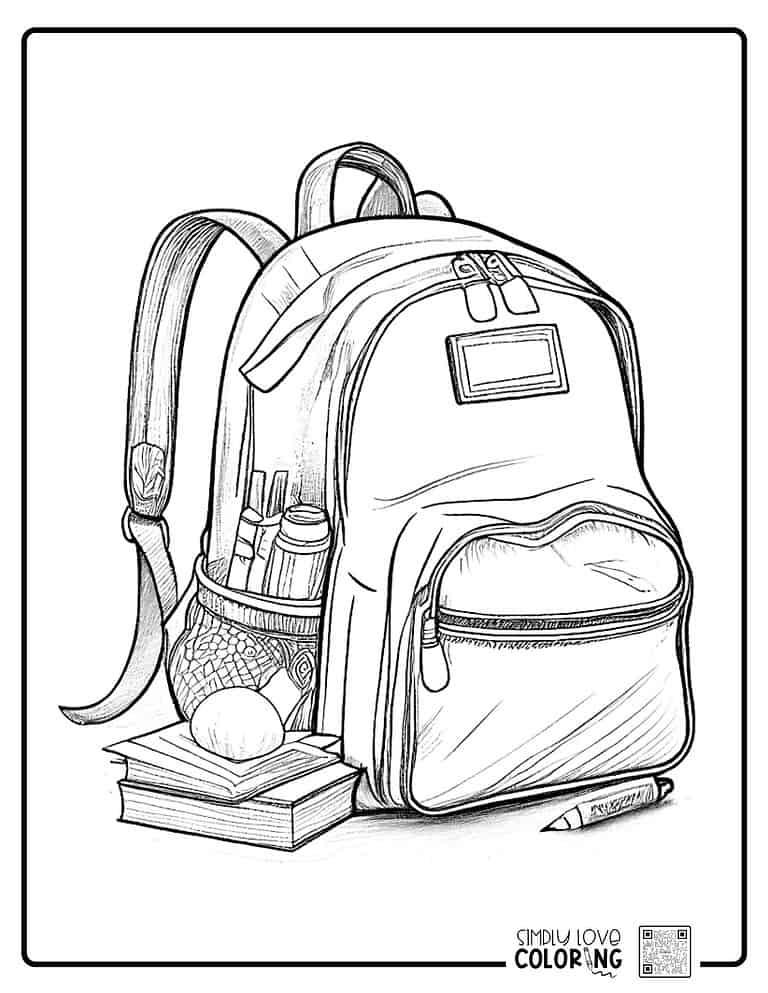 97 Back to School Coloring Pages (Free PDF Printables) - Simply Love ...