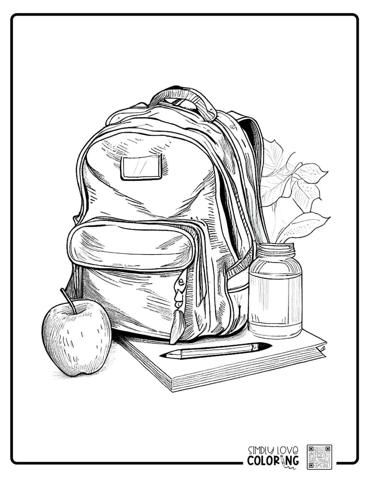 97 Back to School Coloring Pages (Free PDF Printables) - Simply Love ...
