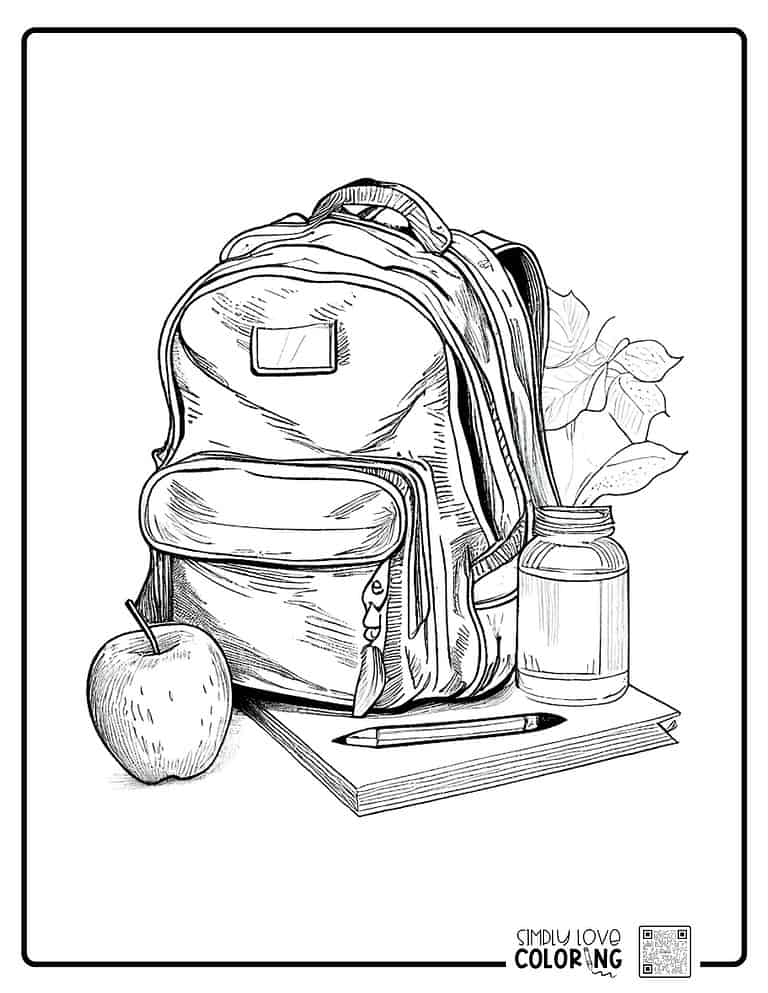 97 Back to School Coloring Pages (Free PDF Printables) - Simply Love ...