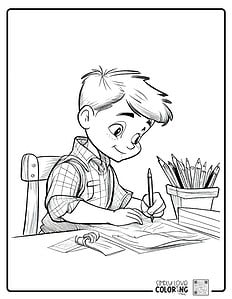 97 Back to School Coloring Pages (Free PDF Printables) - Simply Love ...
