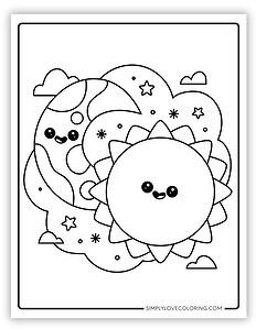 40 Cute Summer Coloring Pages (Free PDF Printables) - Simply Love Coloring