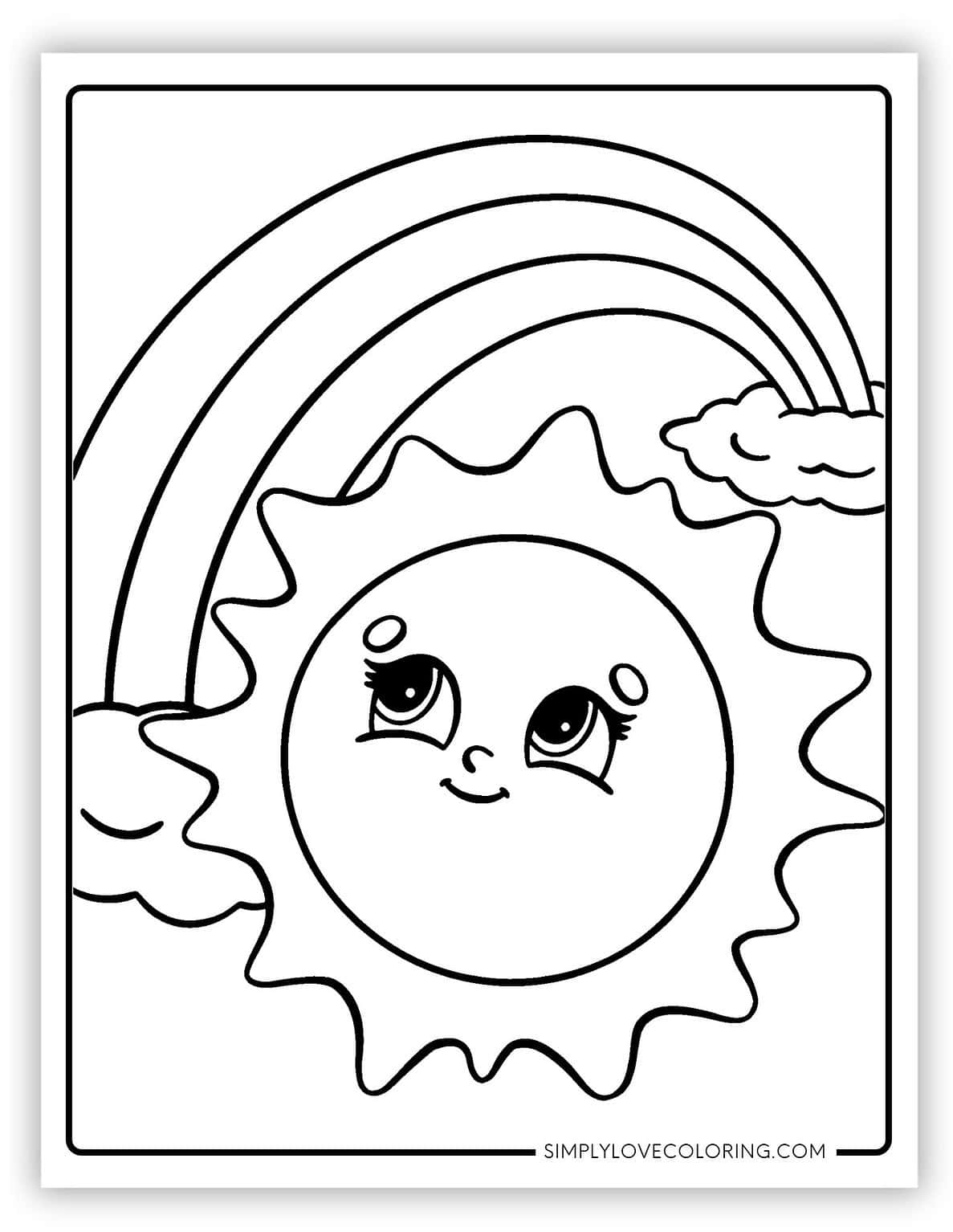 40 Cute Summer Coloring Pages (Free PDF Printables) - Simply Love Coloring