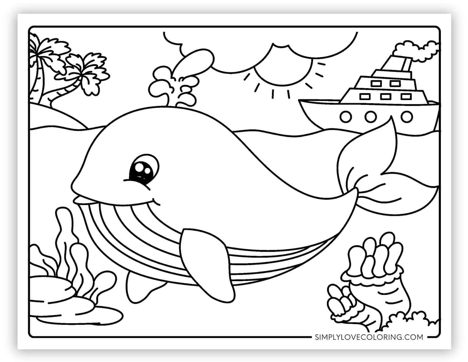 45 Sea Life Coloring Pages (Free PDF Printables) - Simply Love Coloring