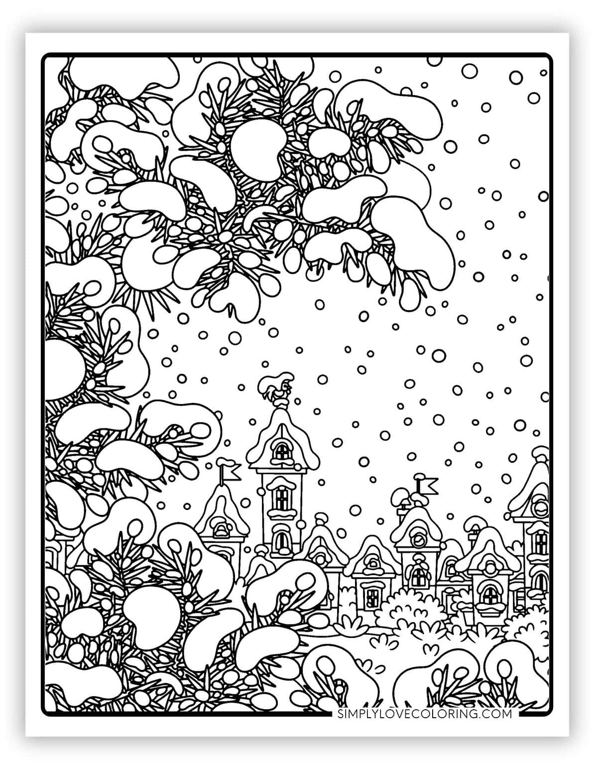 29 Winter Coloring Pages (Free PDF Printables) - Simply Love Coloring