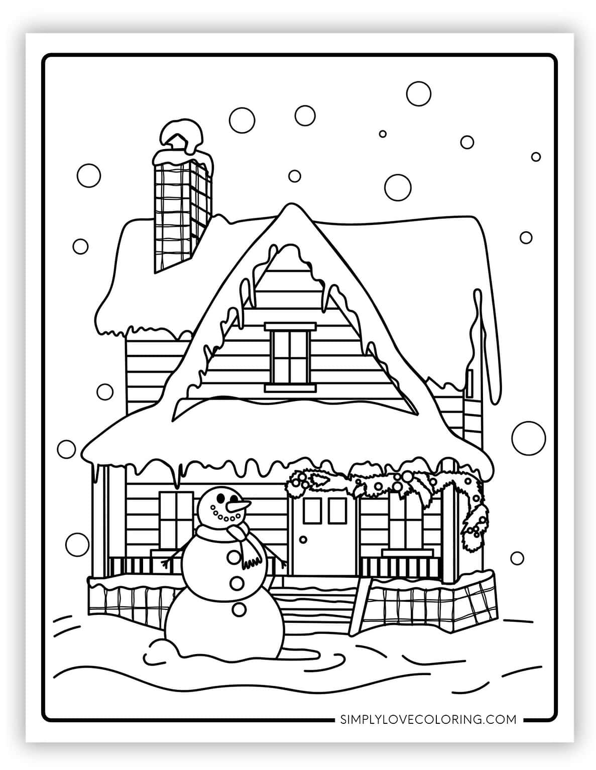 29 Winter Coloring Pages (Free PDF Printables) - Simply Love Coloring