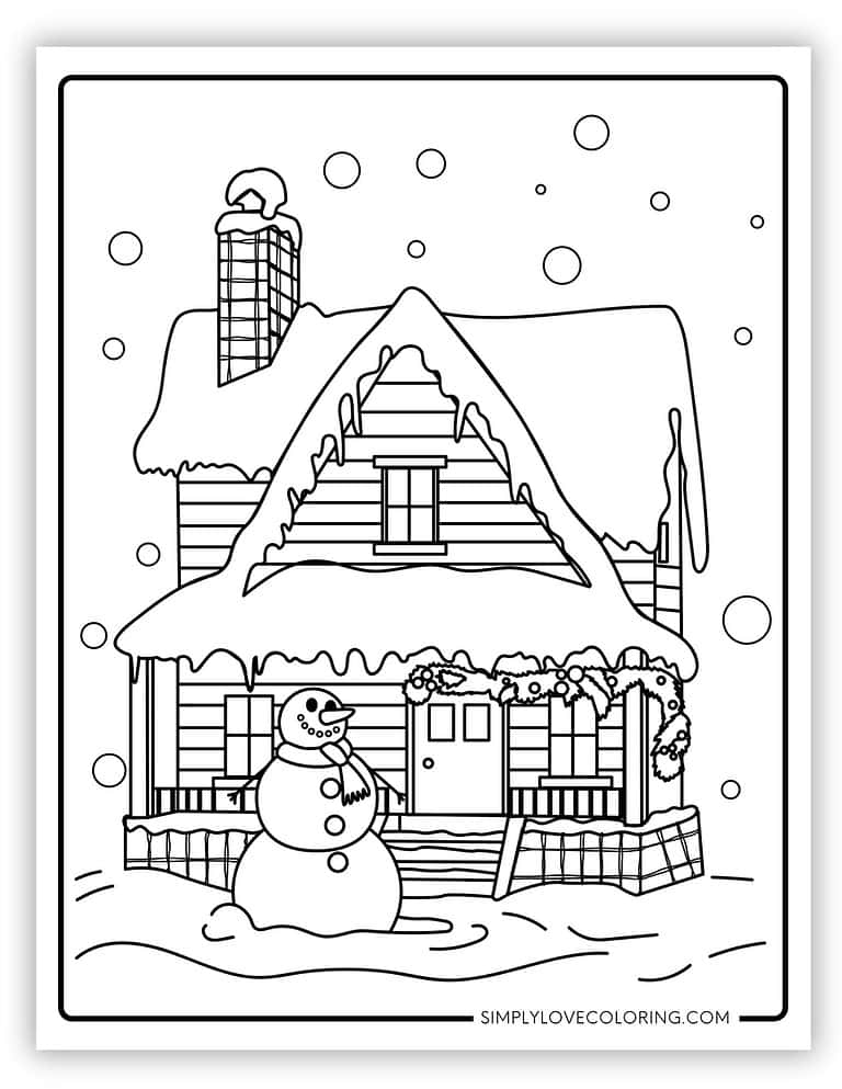 29 Winter Coloring Pages (Free PDF Printables) - Simply Love Coloring