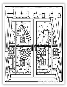 29 Winter Coloring Pages (Free PDF Printables) - Simply Love Coloring