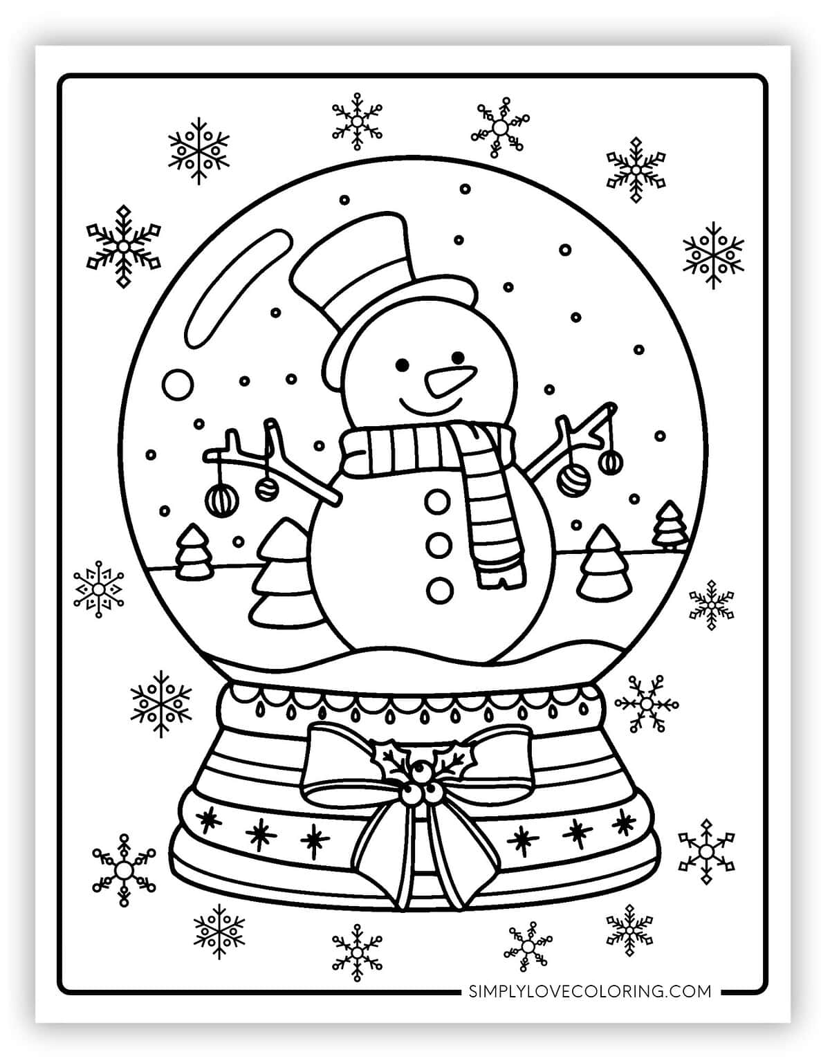 29 Winter Coloring Pages (Free PDF Printables) - Simply Love Coloring