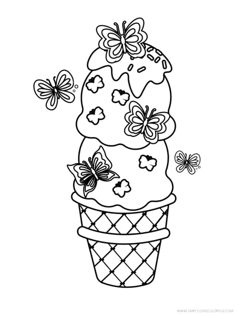 Free Spring Coloring Pages - Simply Love Coloring