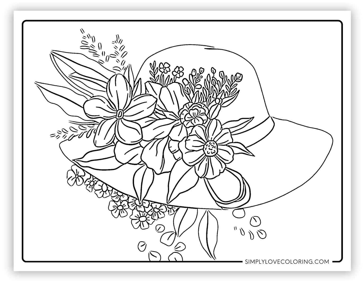 73 Spring Coloring Pages (Free PDF Printables) - Simply Love Coloring
