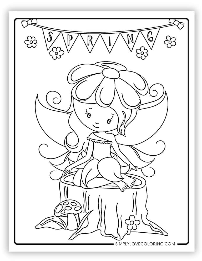 73 Spring Coloring Pages (Free PDF Printables) - Simply Love Coloring