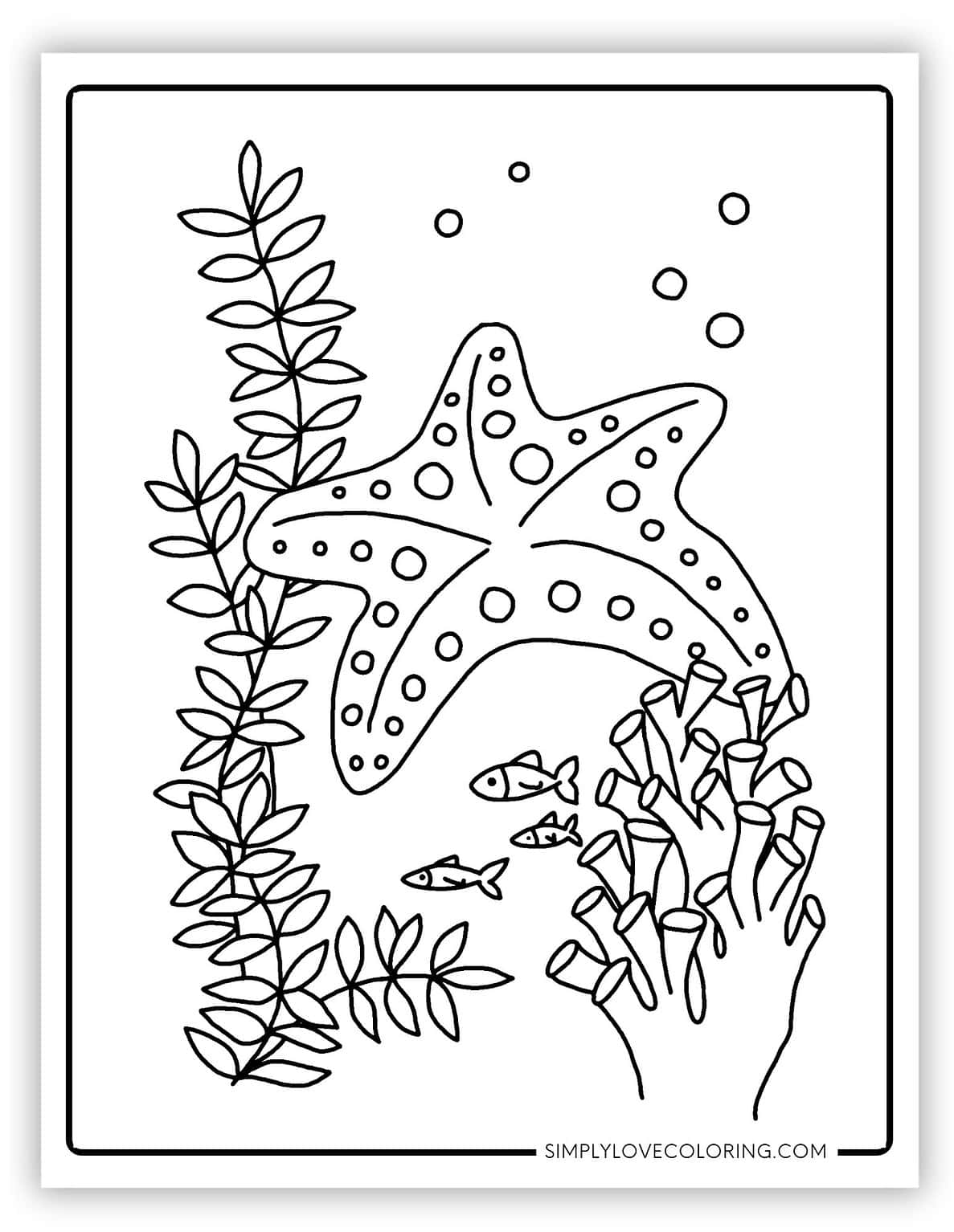 45 Sea Life Coloring Pages (Free PDF Printables) - Simply Love Coloring
