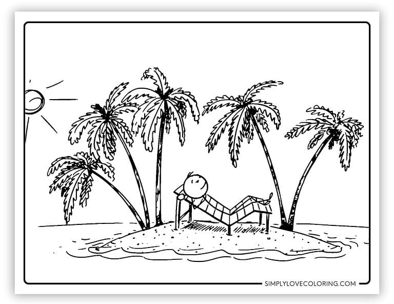 40 Cute Summer Coloring Pages (Free PDF Printables) - Simply Love Coloring