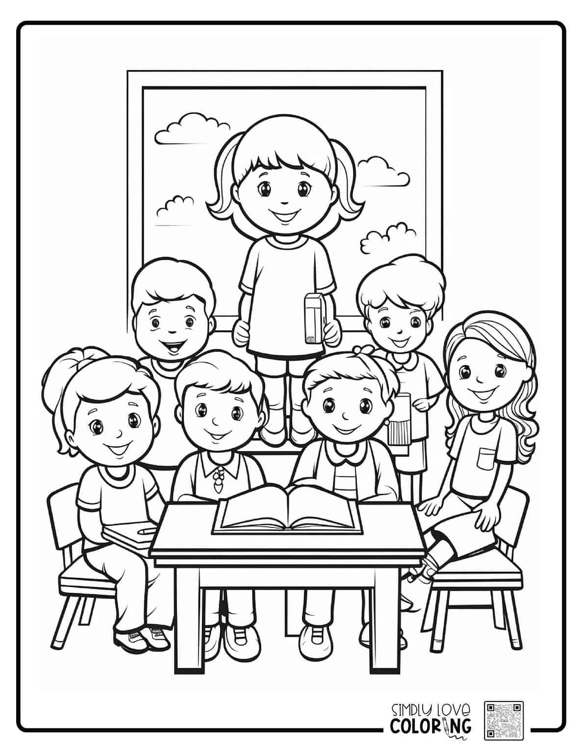 97 Back to School Coloring Pages (Free PDF Printables) - Simply Love ...