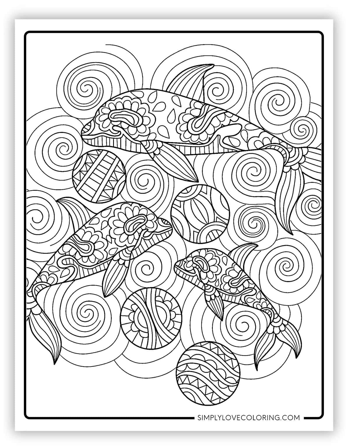 46 Dolphin Coloring Pages (Free PDF Printables) - Simply Love Coloring