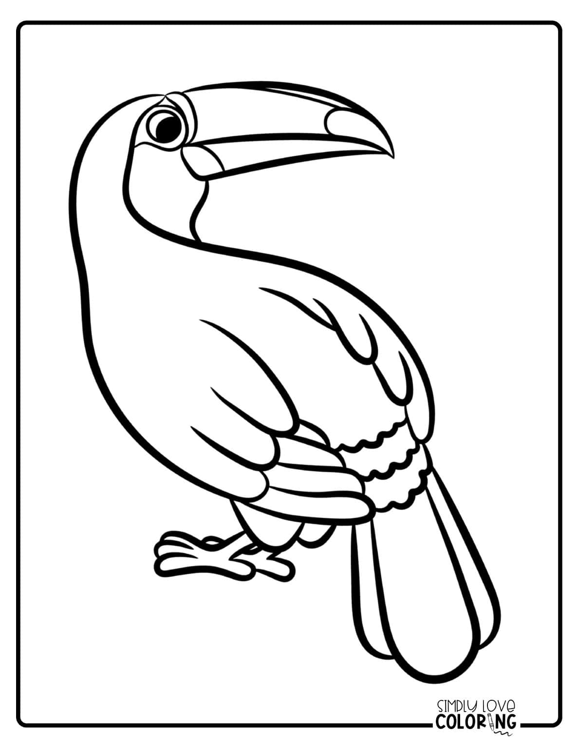 Toucan Coloring Pages (Free PDF Printables) - Simply Love Coloring
