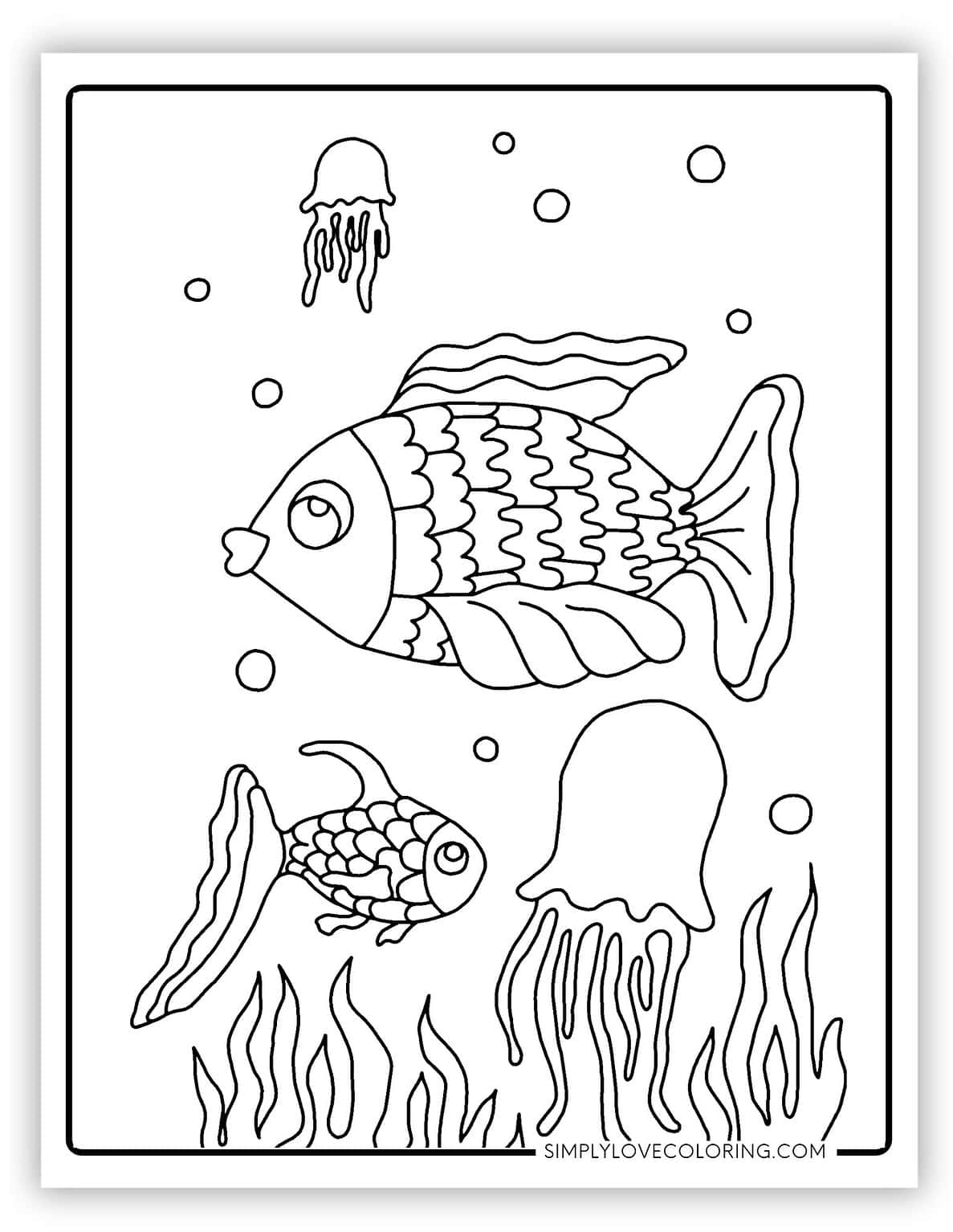 45 Sea Life Coloring Pages (Free PDF Printables) - Simply Love Coloring
