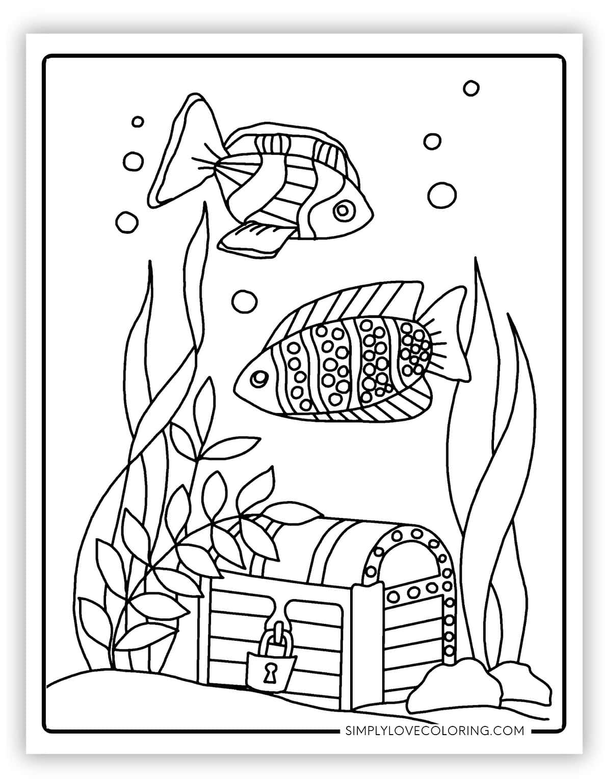 45 Sea Life Coloring Pages (Free PDF Printables) - Simply Love Coloring