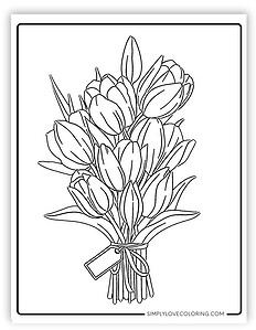 73 Spring Coloring Pages (Free PDF Printables) - Simply Love Coloring