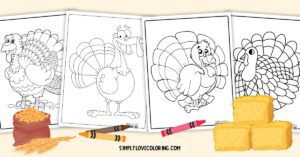 Turkey Coloring Pages (Free PDF Printables) - Simply Love Coloring