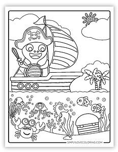 45 Sea Life Coloring Pages (Free PDF Printables) - Simply Love Coloring