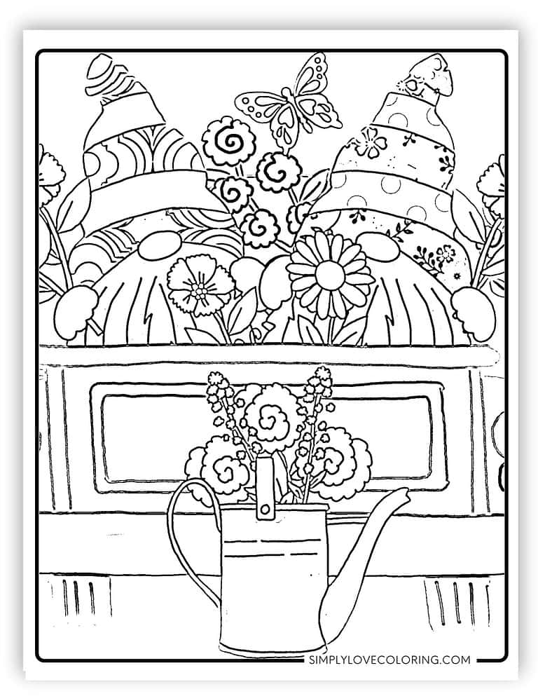 73 Spring Coloring Pages (Free PDF Printables) - Simply Love Coloring
