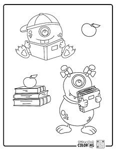 97 Back to School Coloring Pages (Free PDF Printables) - Simply Love ...