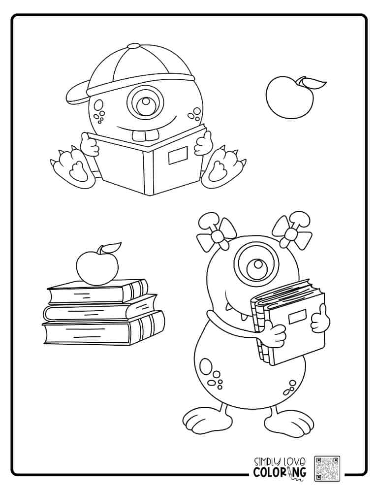 97 Back to School Coloring Pages (Free PDF Printables) - Simply Love ...