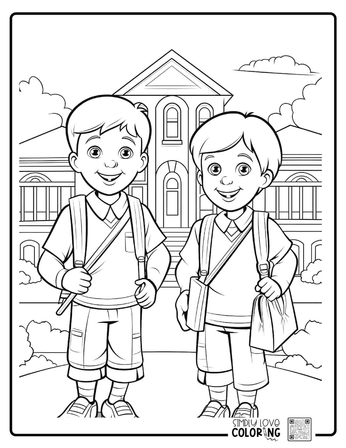 97 Back to School Coloring Pages (Free PDF Printables) - Simply Love ...