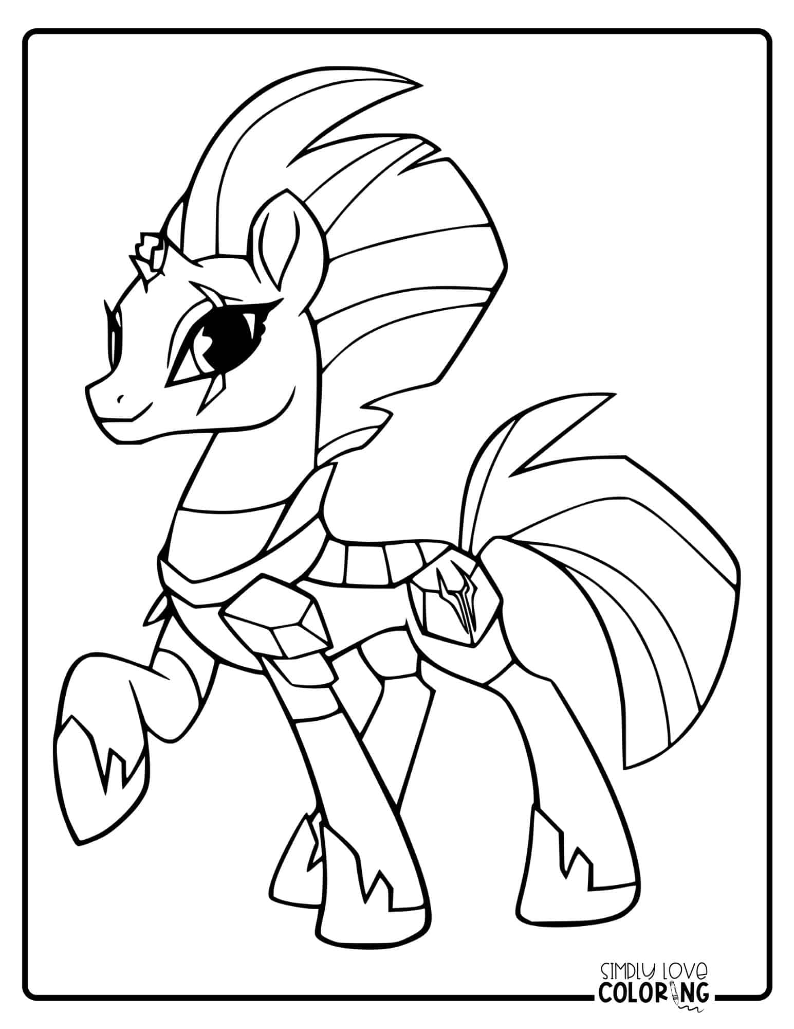 Free My Little Pony Coloring Pages - Simply Love Coloring