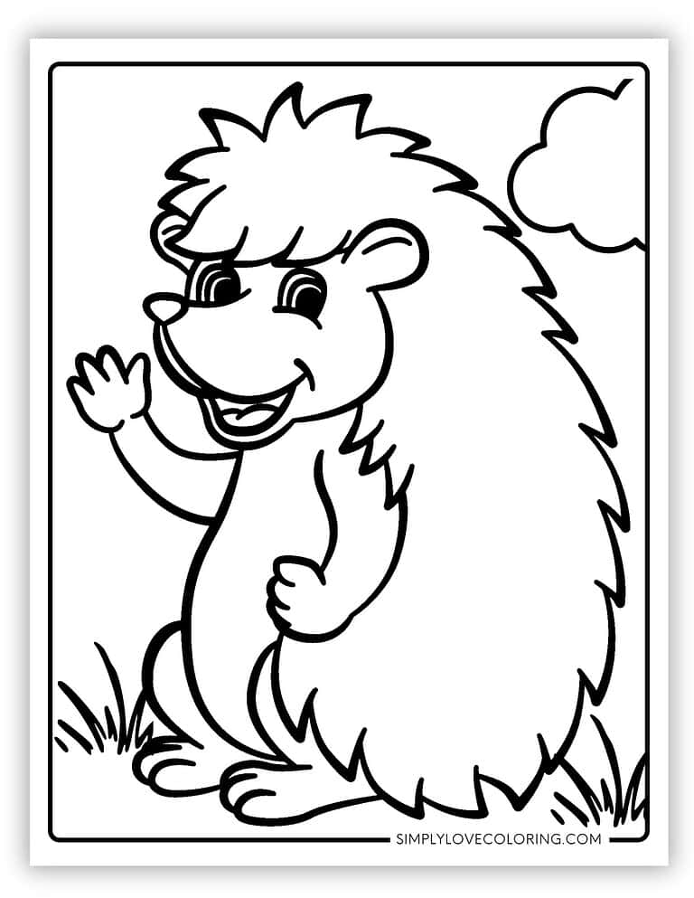 Hedgehog Coloring Pages (16 Free PDF Printables) - Simply Love Coloring