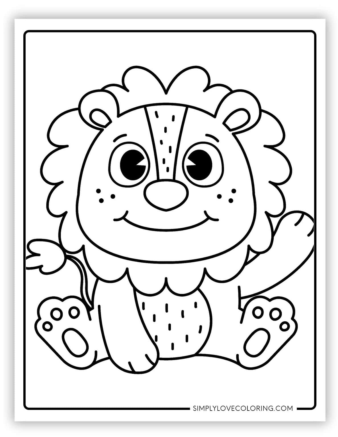 21 Lion Coloring Pages (Free PDF Printables) - Simply Love Coloring