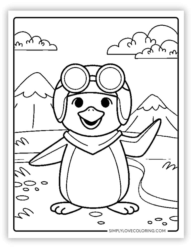 35 Penguin Coloring Pages (Free PDF Printables) - Simply Love Coloring